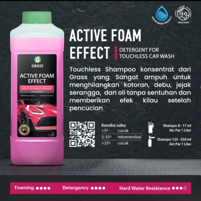 Jual Grass Active Foam Effect Touchless Shampoo 1Liter / Sabun Tanpa Sentuh | Shopee Indonesia