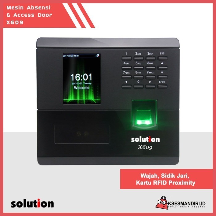 Jual Mesin Absensi Dan Access Door Solution X609 | Shopee Indonesia