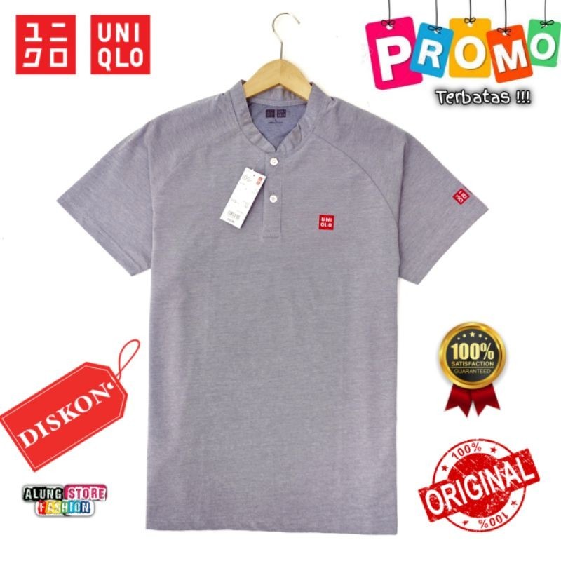 Jual Uniqlo Polo shirt Kerah koko shanghai Baju Pria Original Branded ...
