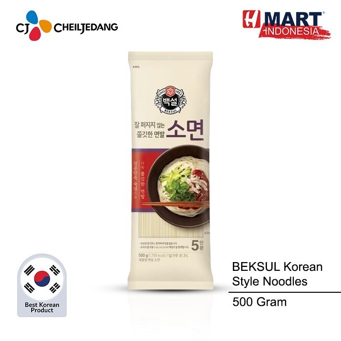 Jual Cj Beksul Korean Style Noodles - E Kering Gandum Korea 500G ...