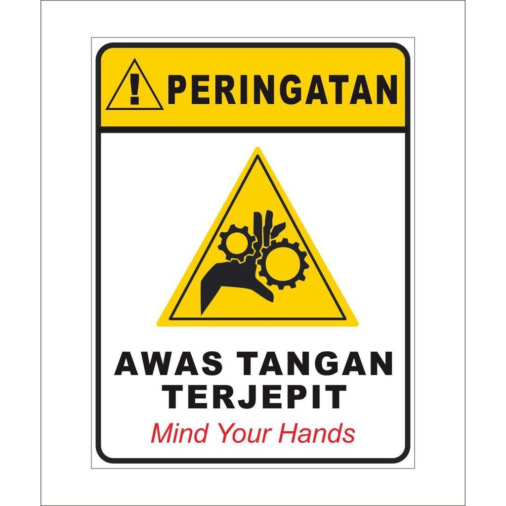 Jual stiker Awas Tangan Terjepit | Shopee Indonesia