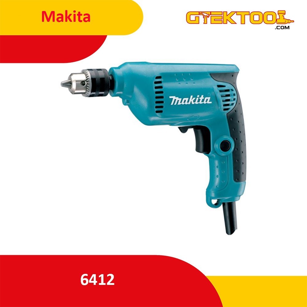 Jual Makita 6412 Mesin Bor Tangan Besi Kayu 10mm | Shopee Indonesia