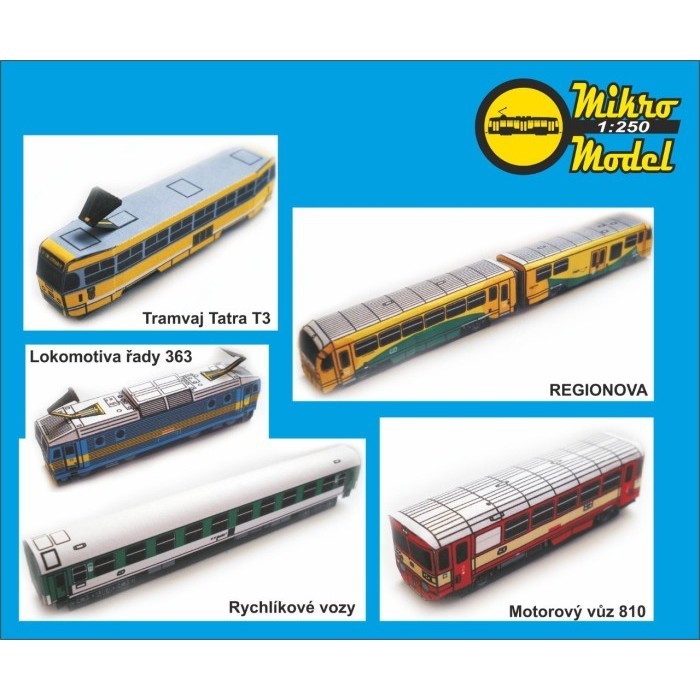 Jual diy papercraft pola kertas diorama train & trem + building 1-250 ...