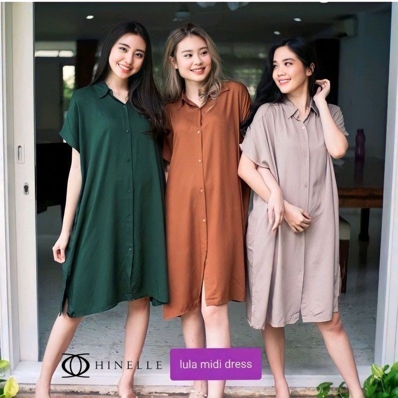 Jual Daster Kekinian Polos Lengan Pendek Kerah Kemeja Katun Busui ...