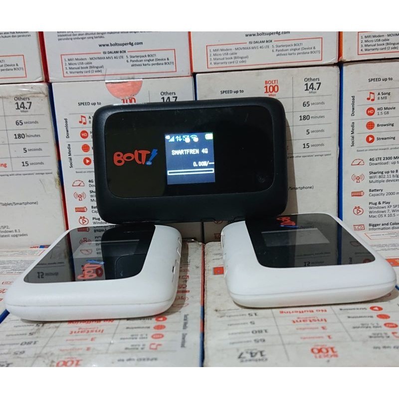 Jual Modem Mifi Bolt ZTE MF910 Hydra Unlock Alloprator4G[B1'B8'B40 ...