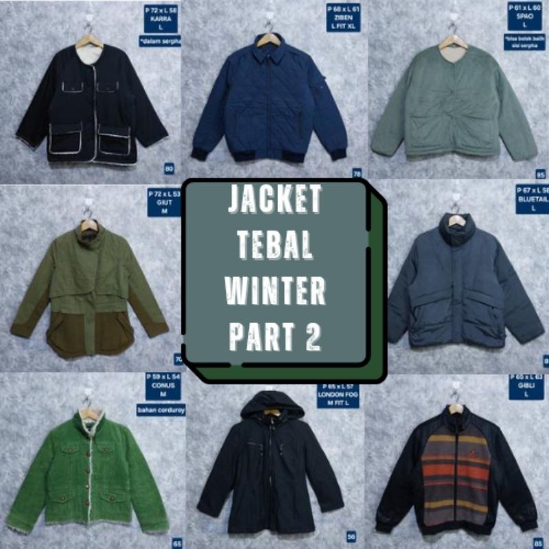 Jual (2)SALE JACKET TEBAL WINTER DEWASA | Shopee Indonesia