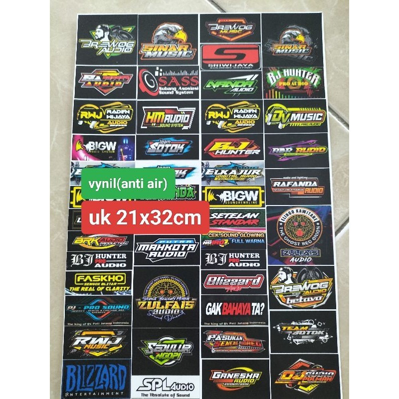 Jual STIKER AUDIO | STIKER SOUND | STIKER SOUNDSYSTEM | STIKER ANTI AIR ...