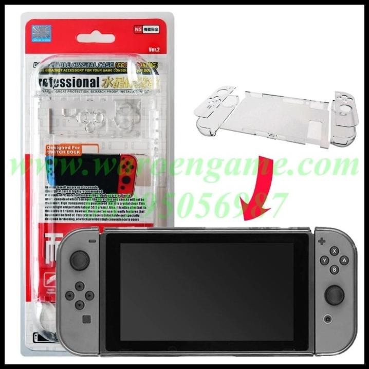 Jual Nintendo Switch Project Design Thin Transparent Clear Case ...