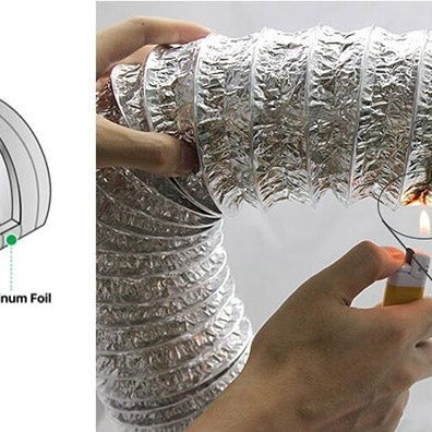 Jual Bagus Selang Pipa Exhaust Fan 4 In (4 Meter) Flexible Ducting ...