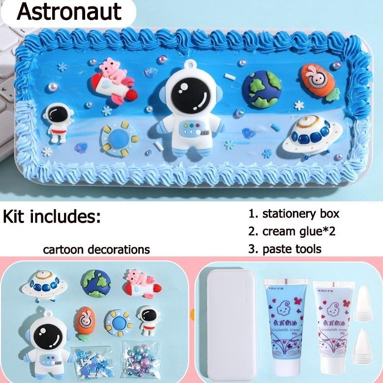 Jual {NEW} ReadyDeco Cream Clay Pencil Box Paket Material Lotso DIY ...