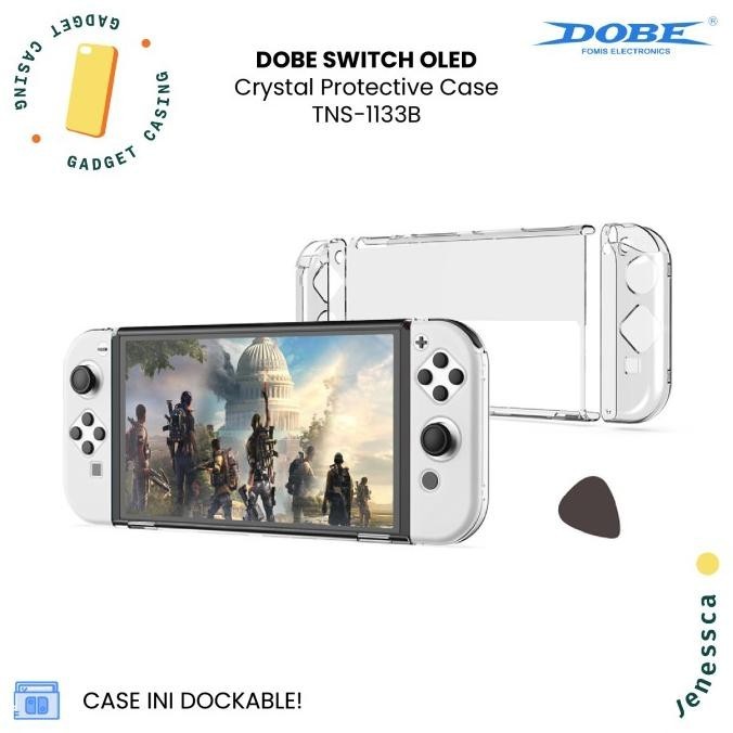 Jual DOBE Nintendo Switch OLED Case Casing Transparent Bening | Shopee ...