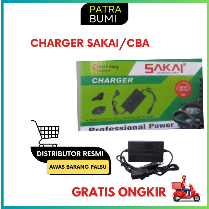 Jual Charger Sakai/Cba - Charger Merk Sakai Baterai Adaptor Casan Cas ...