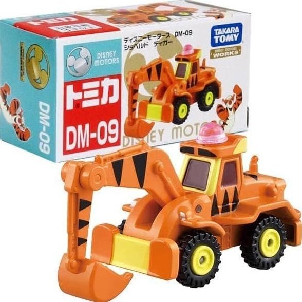 Jual Tomica Disney Motors DM-09 Shoveled Tigger Tiger- Pooh series | Shopee Indonesia