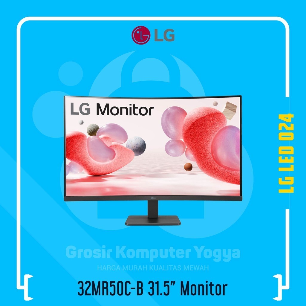 Jual LG 32MR50C-B 31.5" Full HD 100Hz 5ms VA Panel Curved Monitor ...