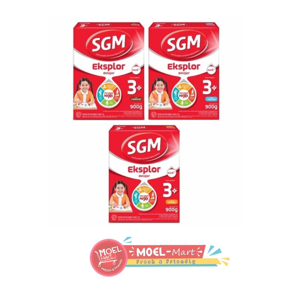 Jual SGM Eksplor 3 Plus Susu Bubuk 900 gr | Shopee Indonesia