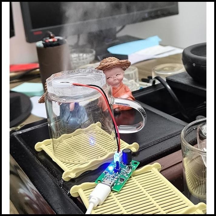 Jual HOT DEAL MODUL ATOMIZER HUMIDIFIER USB DC 5V MIST MAKER ULTRASONIC ...