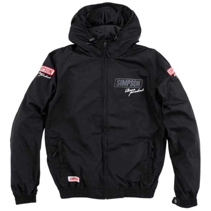 Jual HOODIE SIMPSON JACKET NSM C08 BLACK JACKET RIDING SIMPSON ORIGINAL | Shopee Indonesia