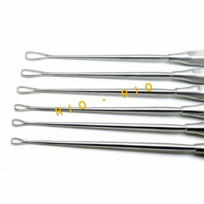 Jual Curette Set of 6 / Sendok Kuret Set 6 / Sims Uterine Currete Set ...