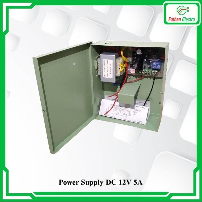 Jual Jual!! Power Supply 12V 5A - PSU Box 12V 5A Access Control ...