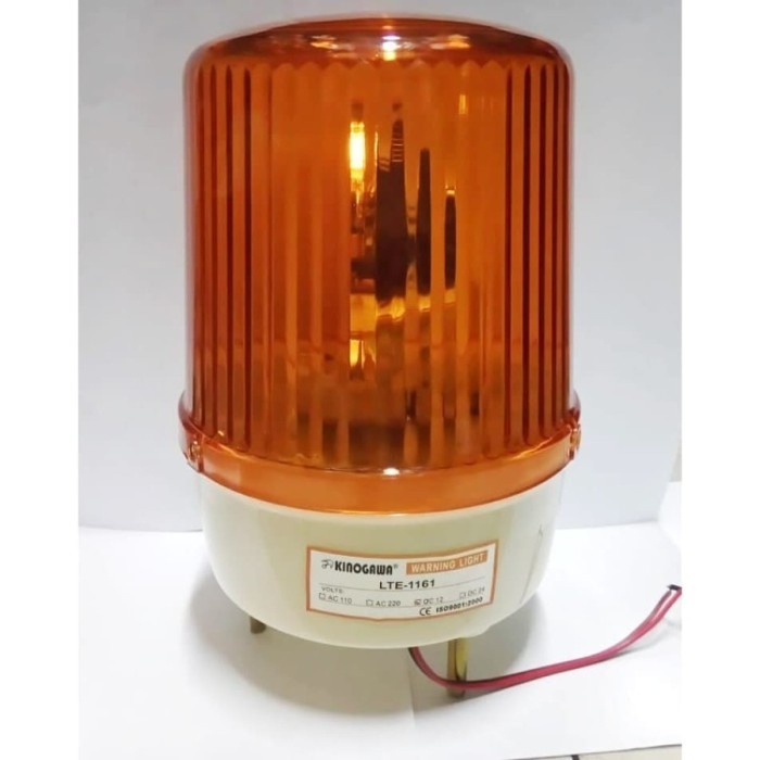 Jual Warning Light / Rotary lamp 6" inch - lampu putar 12VDC KINOGAWA ...