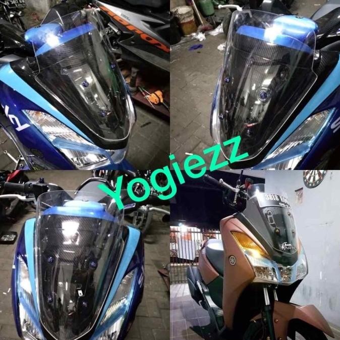 Jual Windshield Yamaha Lexi Standart Gp Visor Lexi Flyscreen Lexi ...