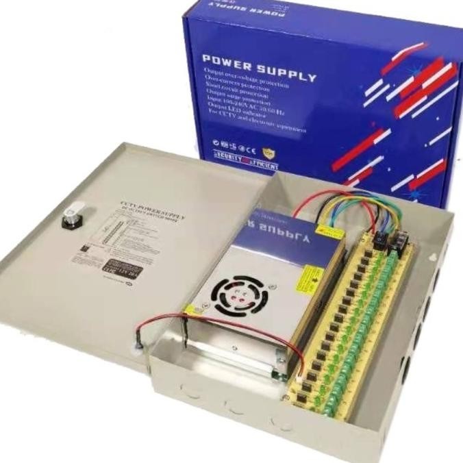 Jual POWER SUPPLY ADAPTOR CCTV 12V 20A BOX | Shopee Indonesia