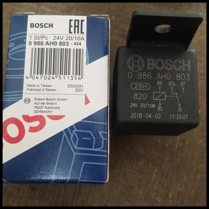 Jual TERBARU RELAY MOBIL BOSCH ORI KODOK COIL 24V 24 VOLT 24VOLT 5PIN ...