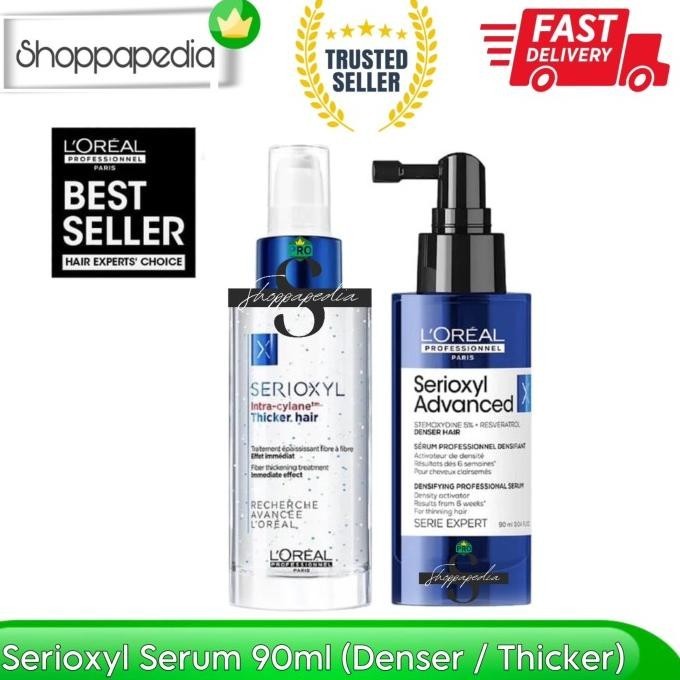 Jual Loreal Serioxyl Denser & Thicker Hair Serum 100% Ori Terpercaya ...