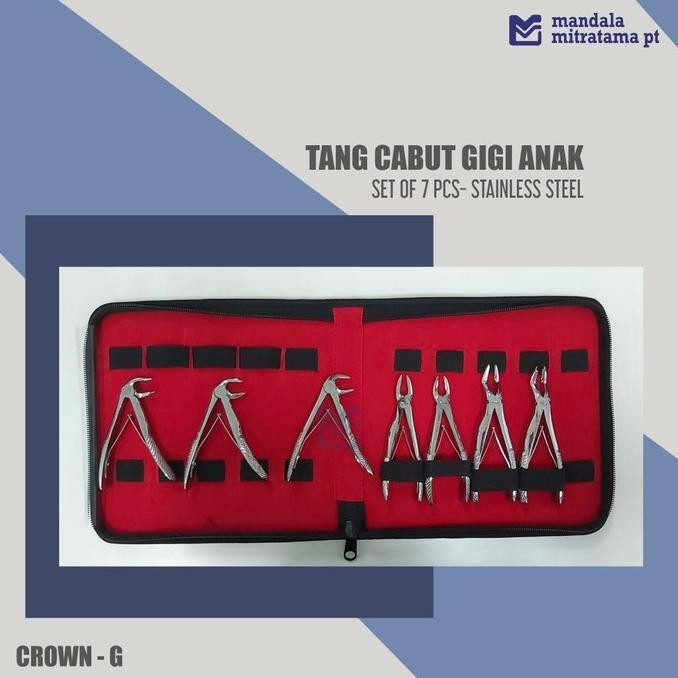 Jual Dental Tang Cabut Gigi - Stainless Steel -Crown-G | Shopee Indonesia