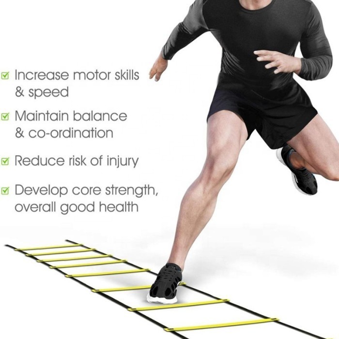 Jual Agility Ladder Drills Speed Tangga Kelincahan Ladder Futsal 6M ...
