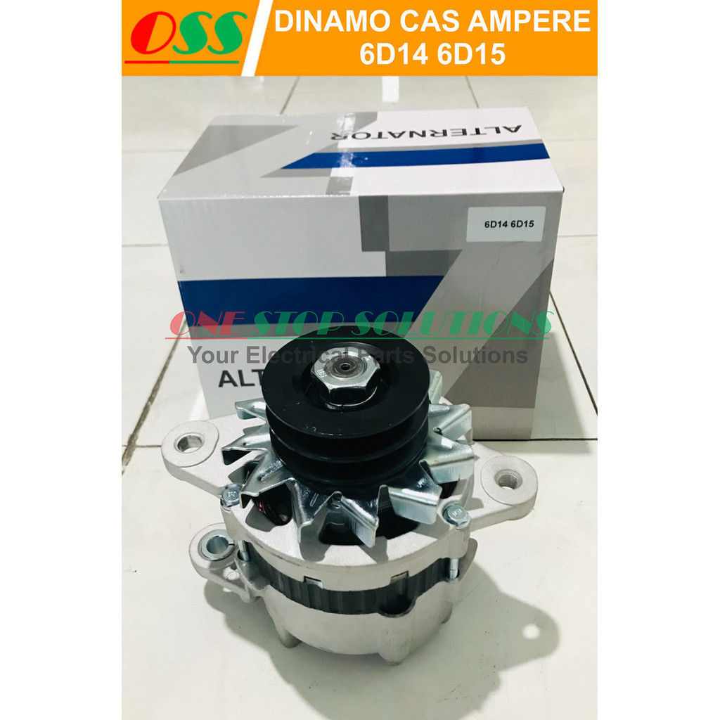 Jual DINAMO CAS AMPERE ALTERNATOR 35A 24V MITSUBISHI 6D14 6D15 | Shopee ...