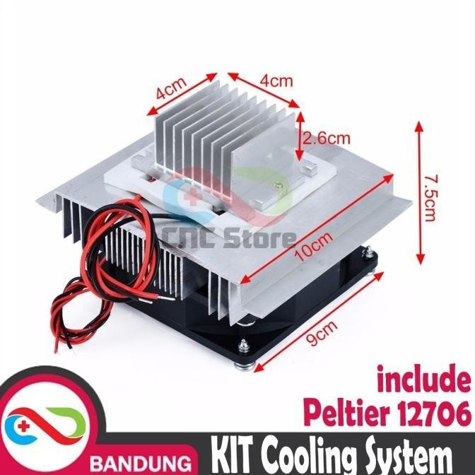 Jual Peltier Cooling System Kit Tec-12706 Lengkap Heatsink Pasta Busa ...