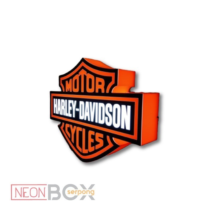 Jual Neon Box Harley Davidson Tulisan Timbul | Shopee Indonesia