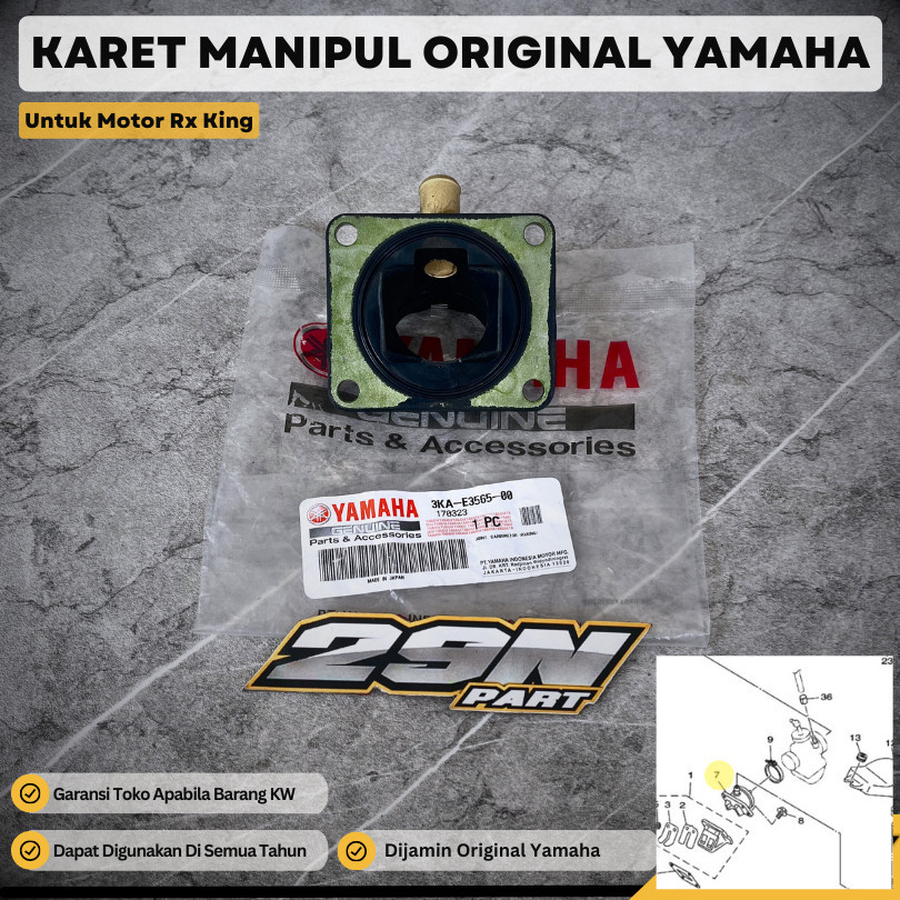 Jual KARET MANIPUL MANIFOLD RX KING RX-KING RXKING ORIGINAL 3KA-E3565 ...
