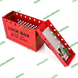 Jual Lockout Tagout Lock Box. Group Loto Padlock LockBox. Attach Lock ...