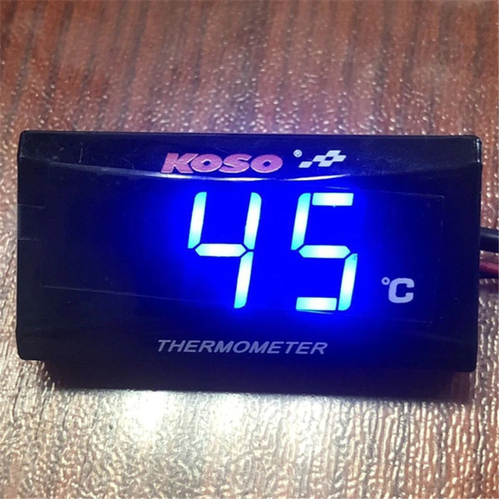 Jual Termometer Digital Pengukur Suhu Air Radiator Mesin Motor Lcd ...