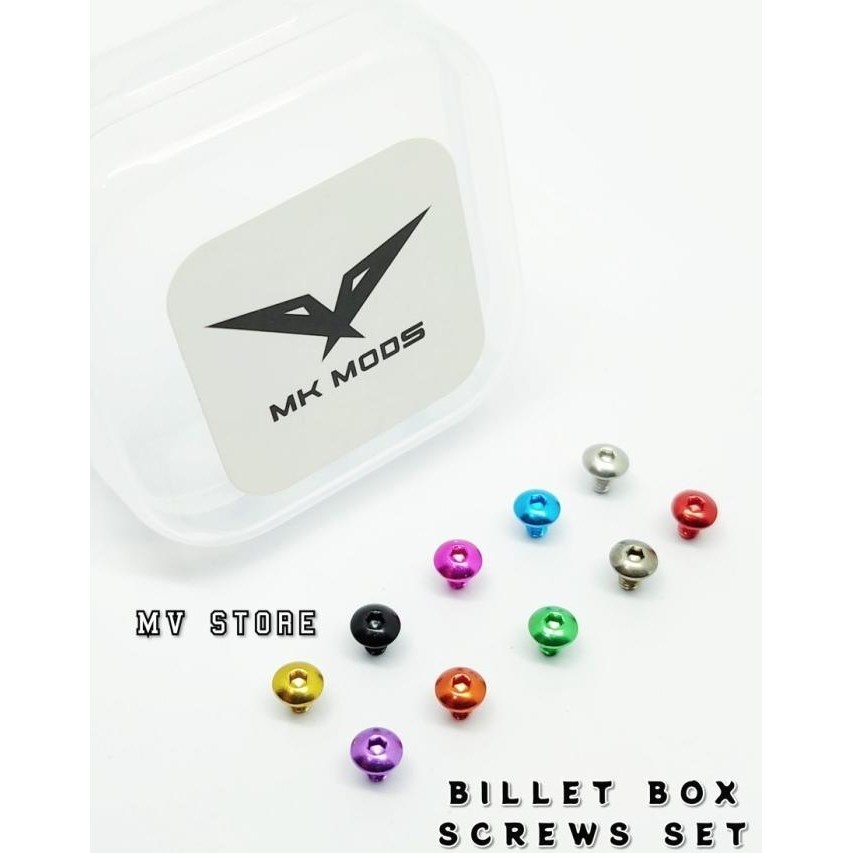 Jual Screw | Skrup | Baut Billet Box | 1 Set - Aksesoris Vape | Shopee ...