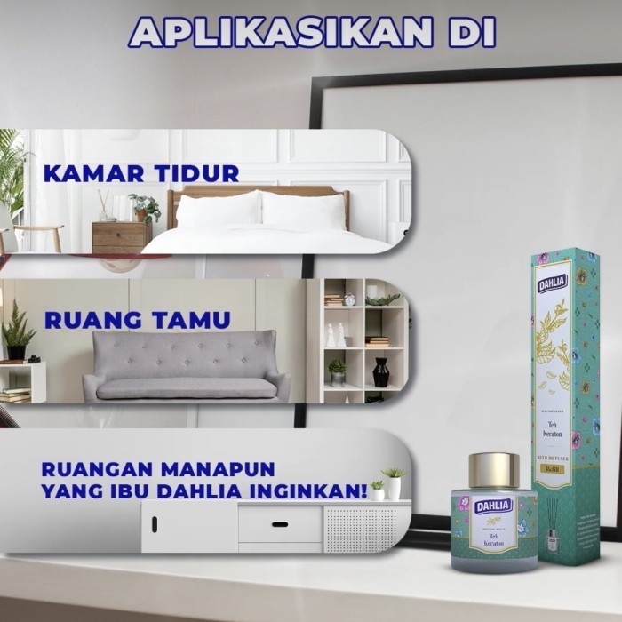 Jual Dahlia Reed Diffuser Teh Keraton Heritage Seri Pengharum Ruangan ...