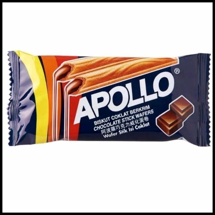 Jual TERBARU APOLLO WAFER STICK ANEKA RASA WAFER STIK COKLAT STIK WAFER ...