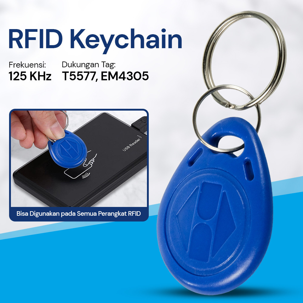 Jual Tag Key Gantungan Kunci 1 PCS - KF02-5200 RFID | Shopee Indonesia