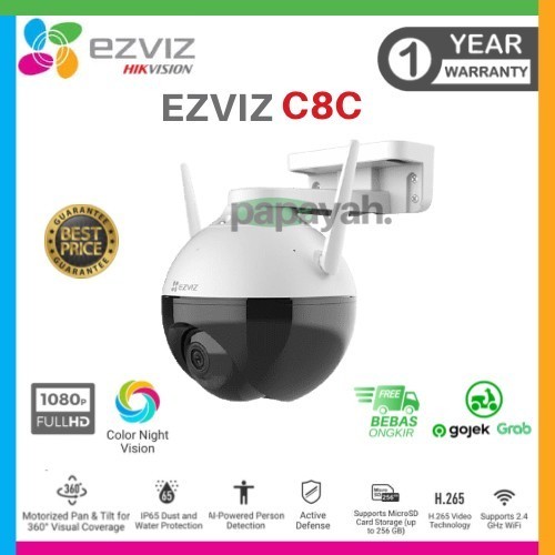 Jual Ezviz C8C Ptz Outdoor Wireless Cctv Pro Ai 1080P Color Night Ip ...