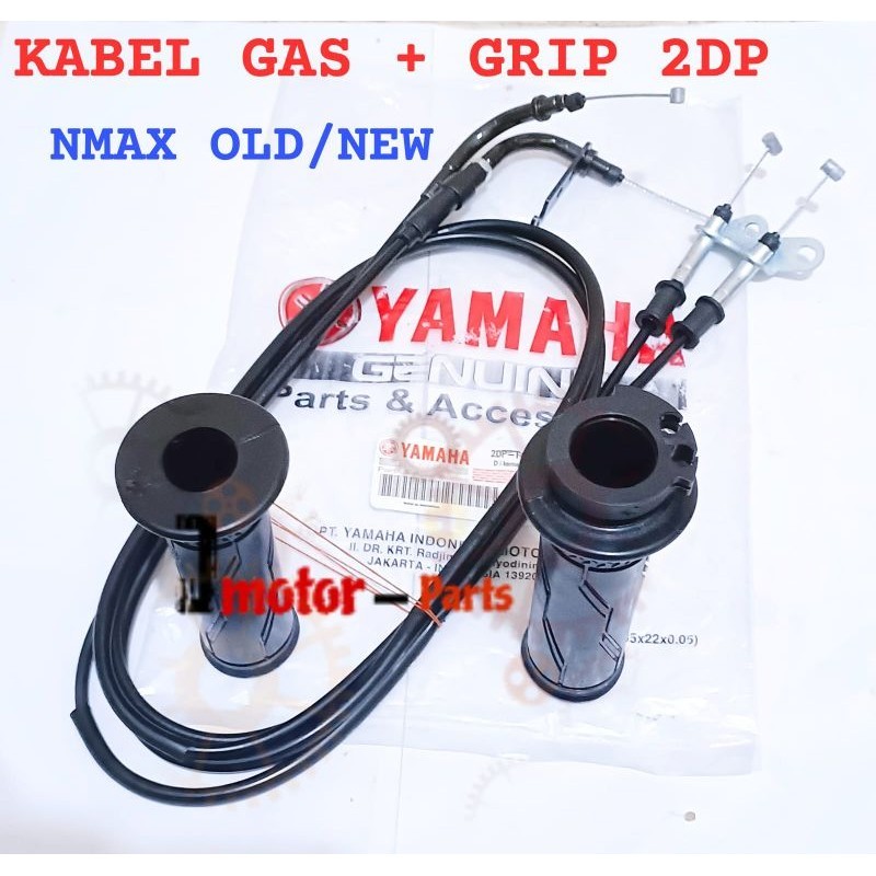 Jual KABEL GAS + HANDGRIP 2DP YAMAHA HANDPAD GRIP NMAX OLD NEW HIGH ...
