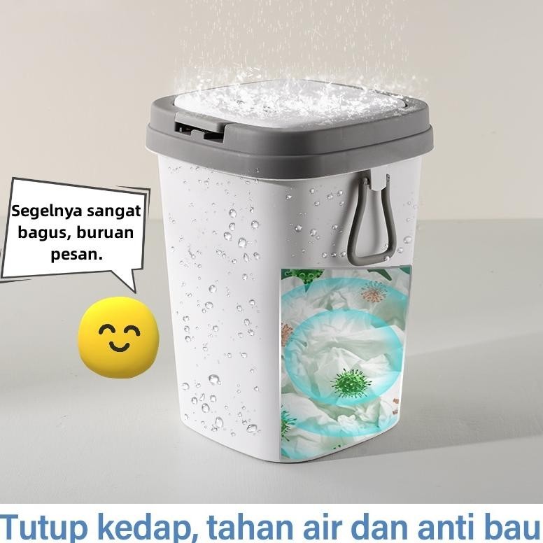 Jual Diskom Tempat Sampah Besar 8L/13L Tong Sampah Aesthetic Portabel ...