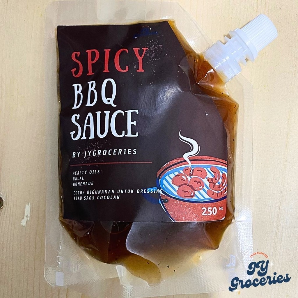 Jual Saos Saus Spicy Barbeque BBQ Halal Sauce 250ml JY Groceries ...