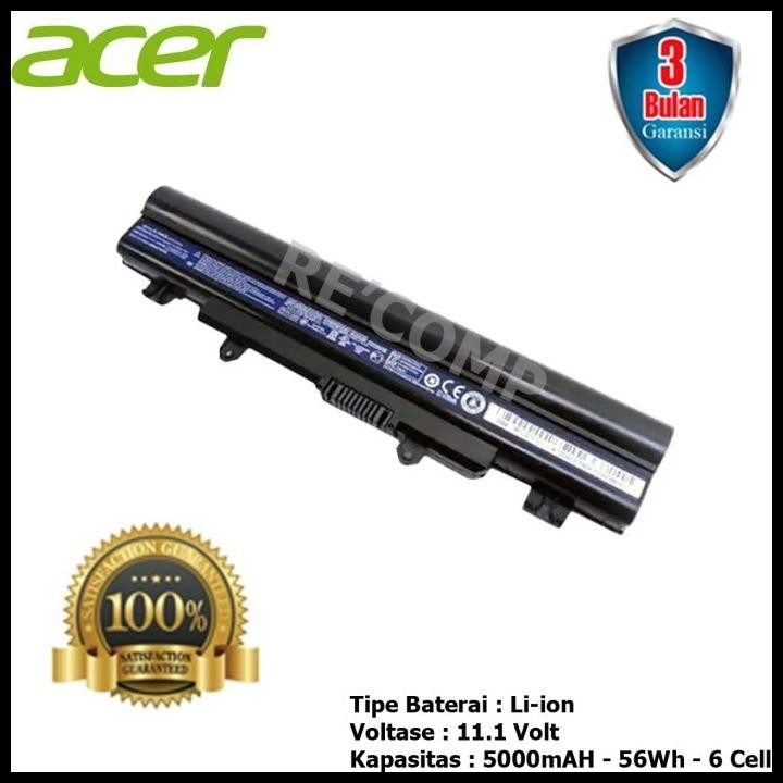 Jual Baterai Original Laptop Acer Travelmate P200 P246 P256 P276 ...
