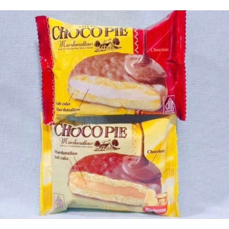 Jual chocopie coklat dan keju 1 pak isi 12 sachet | Shopee Indonesia