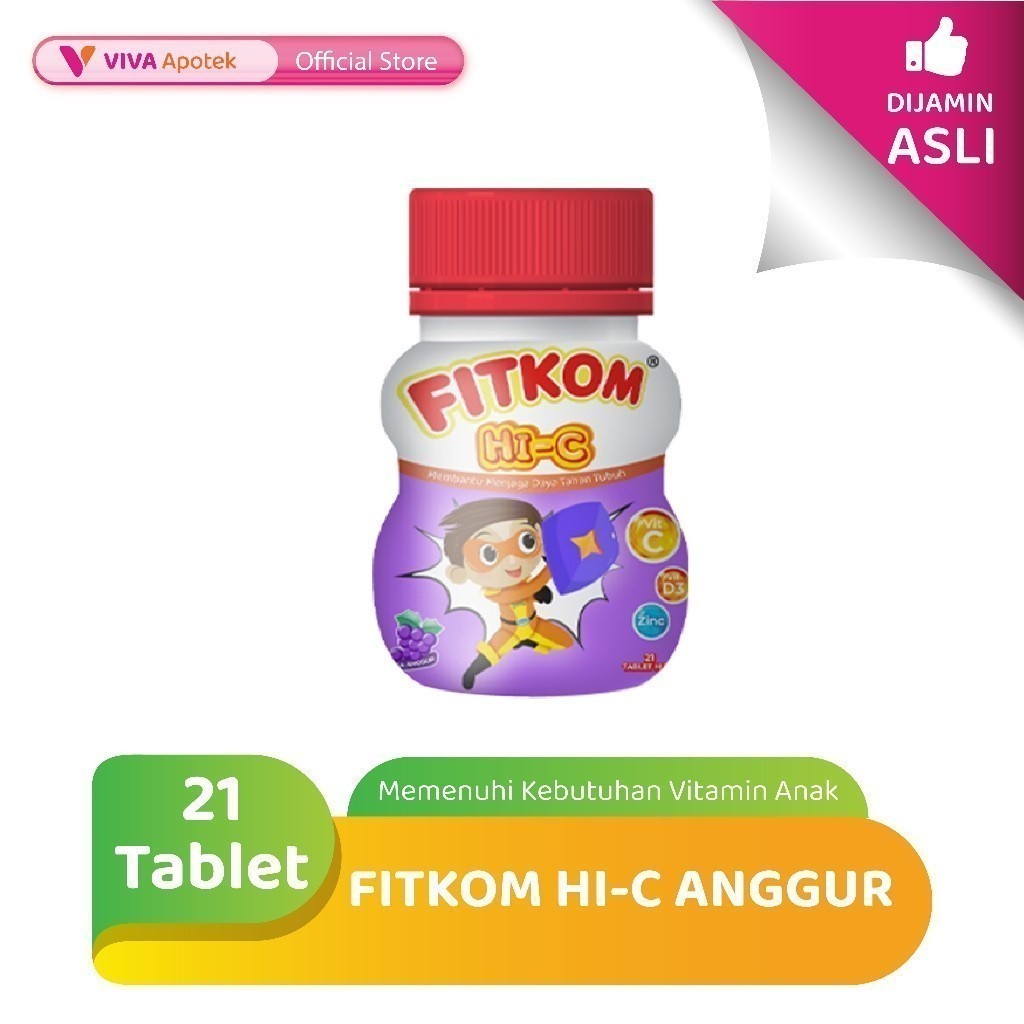 Jual Fitkom HI-C Anggur untuk Memenuhi Kebutuhan Vitamin Anak (21 ...