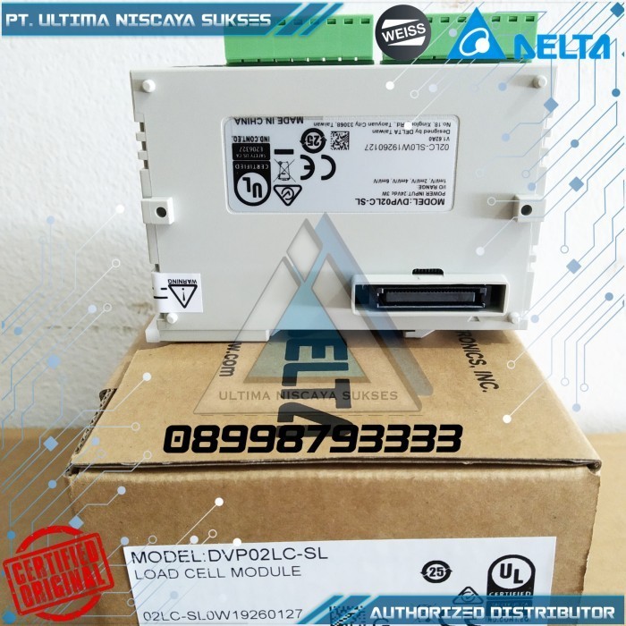 Jual EXTENSION MODULES LOAD CELL PLC DELTA DVP02LC-SL FOR DVP SV SERIES ...