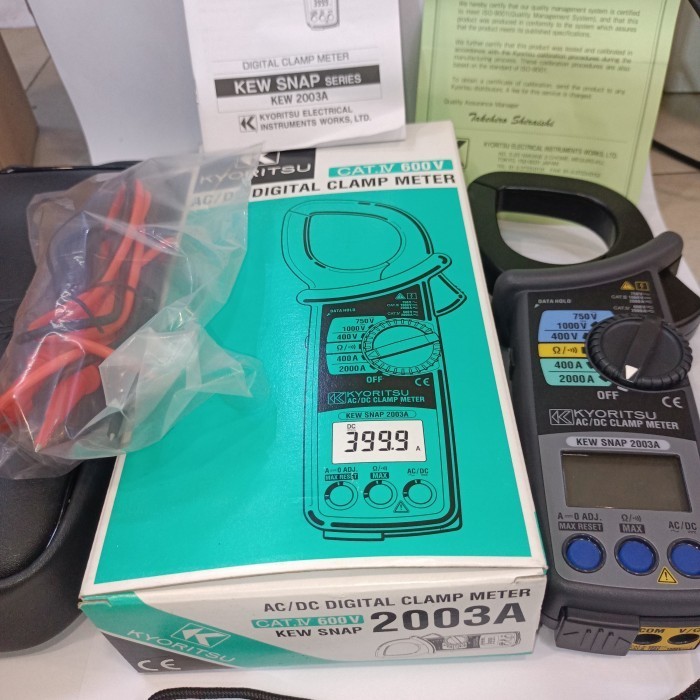 Jual TANG AMPER KYORITSU 2003A AC DC / DIGITAL CLAM METER 2003A ...
