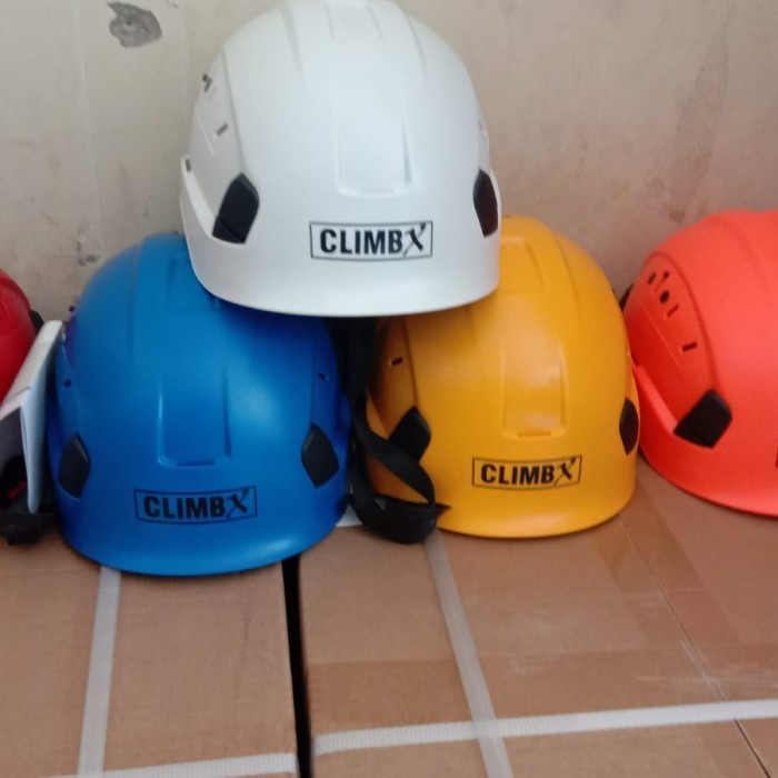 Jual Helm Safety Proyek Climbing / Helm Panjat Climb Rangers | Shopee ...